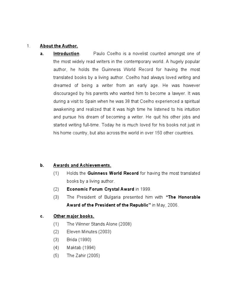 Book Review - The Alchemist Summary | PDF