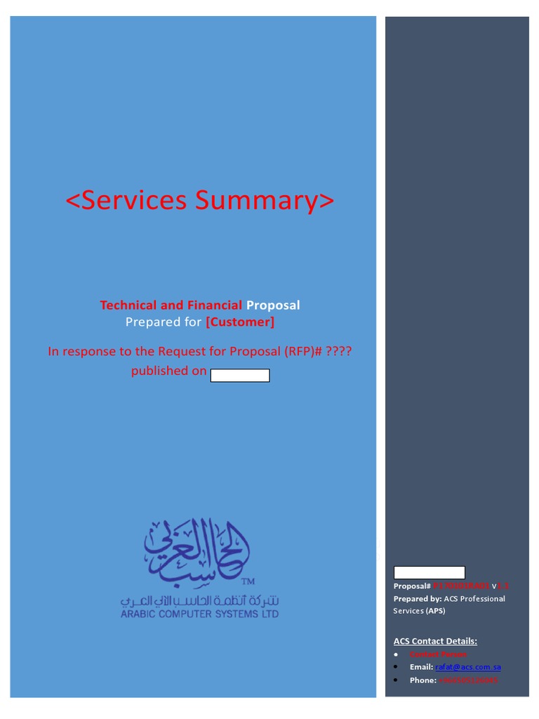 Manpower Proposal Template v1.3 | PDF | Office 365 | Microsoft Azure