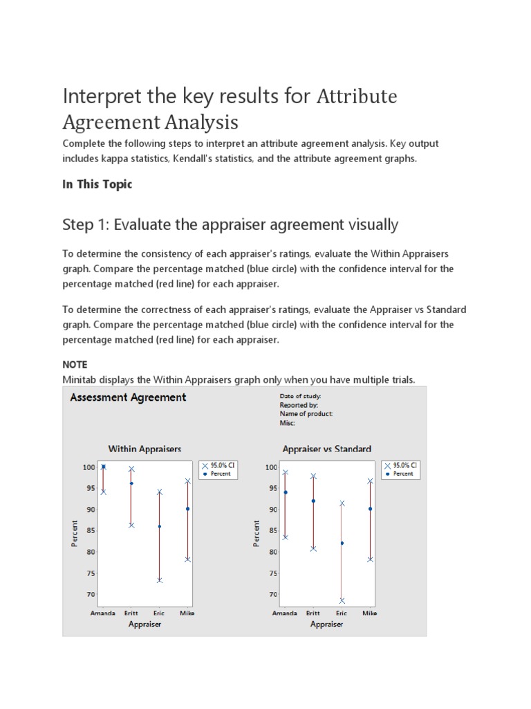 MSA Interpretation | PDF | Standard Deviation | P Value