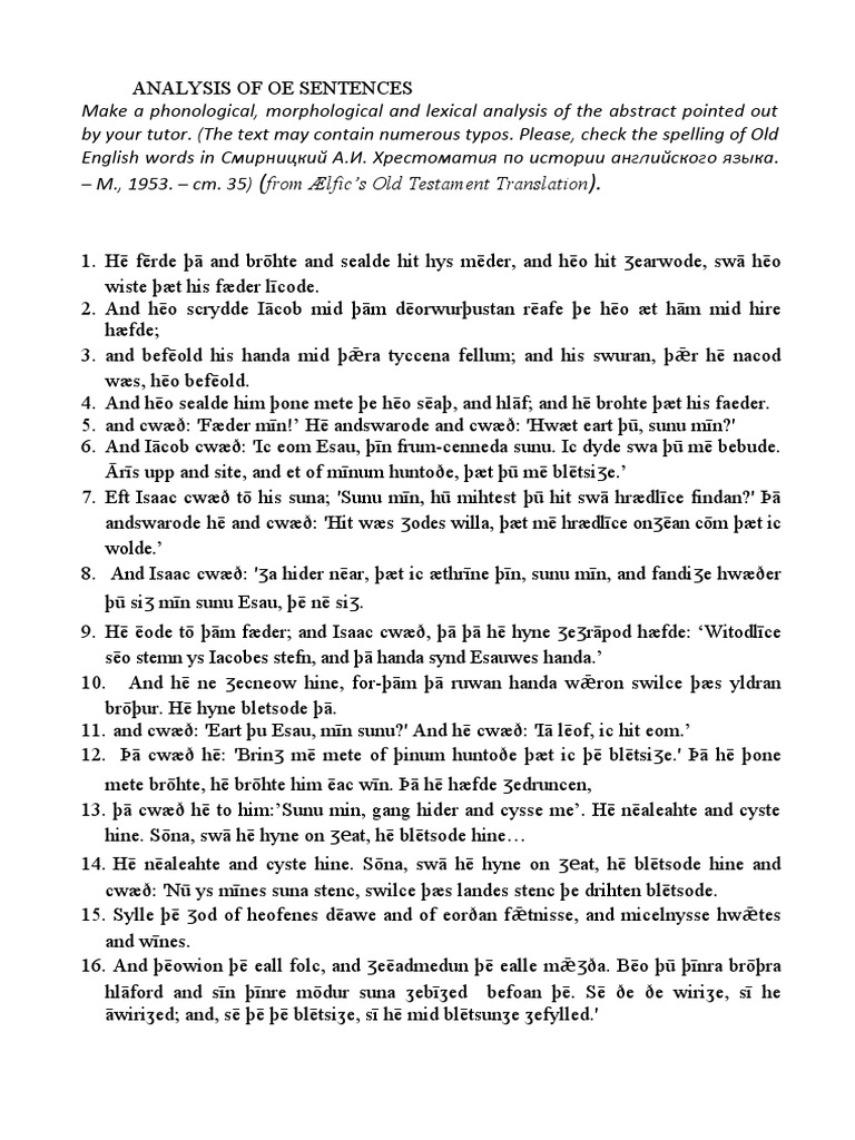 Analysis of The Sentences | PDF | Medieval Literature | Medieval England