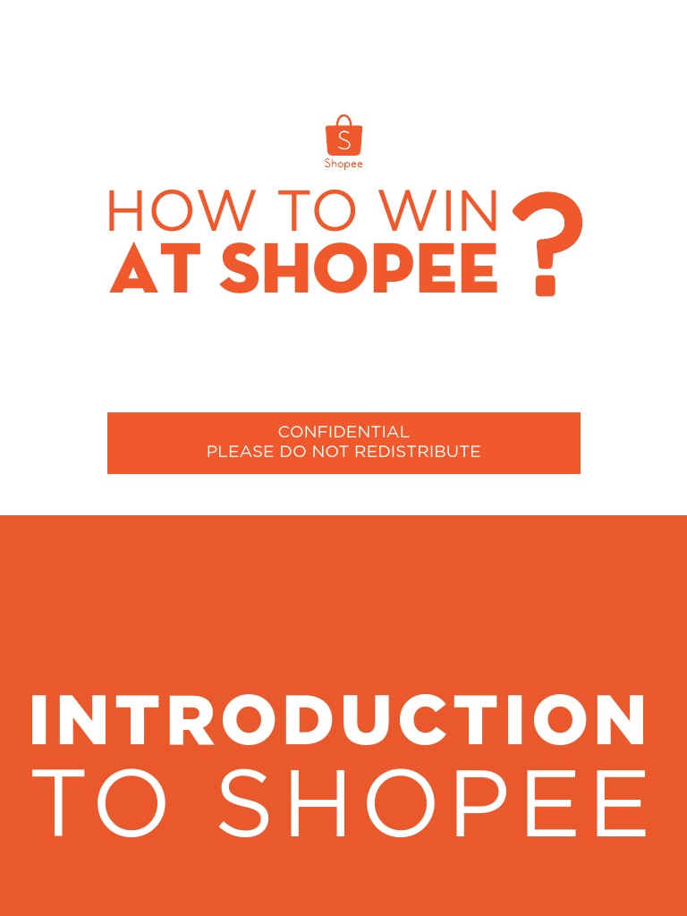 (Brands) Shopee PPT Post-Workshop 2018 | PDF | Cyberspace | Online Services