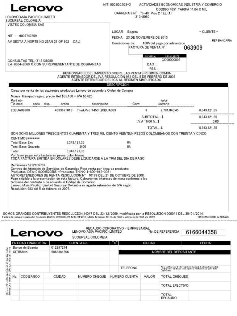 Lenovo 2015 | PDF | Lenovo | Bancos