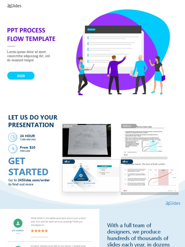 Process Flow Template: Lorem Ipsum Dolor Sit Amet, Consectetur ...