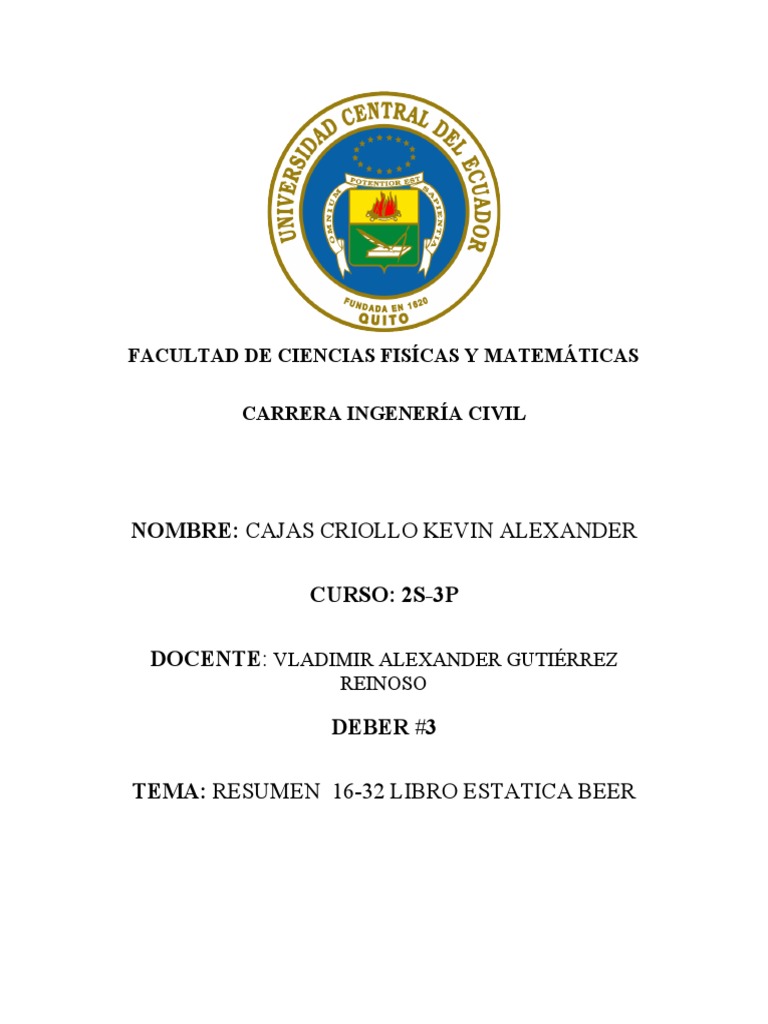 Caratula Uce | PDF