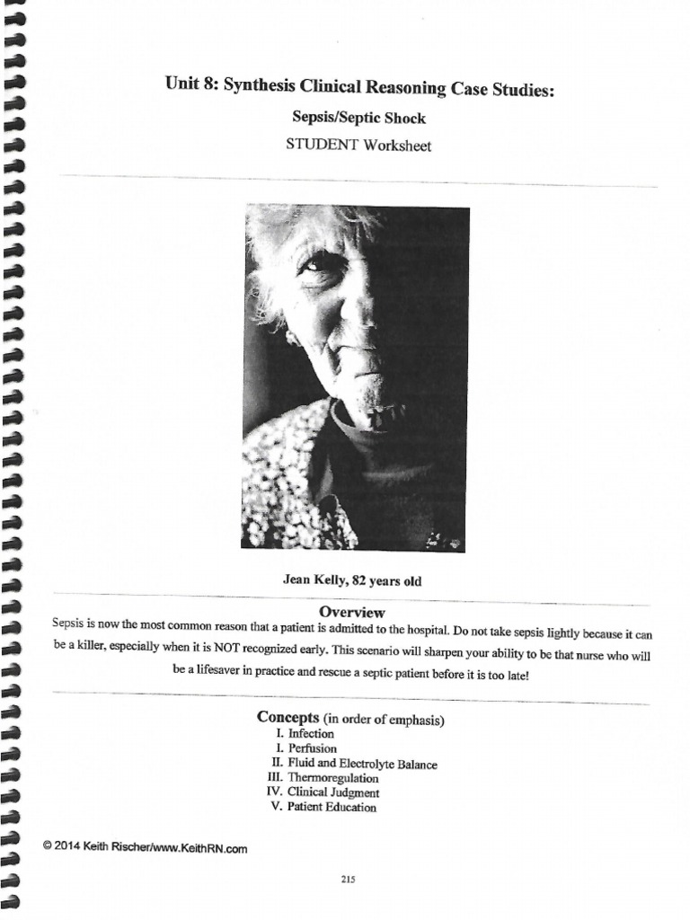 CASE STUDY Sepsis | PDF