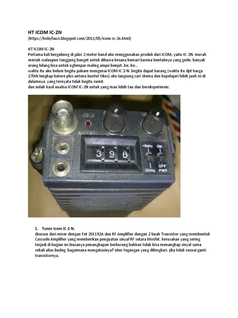 Modifikasi IC 2N | PDF