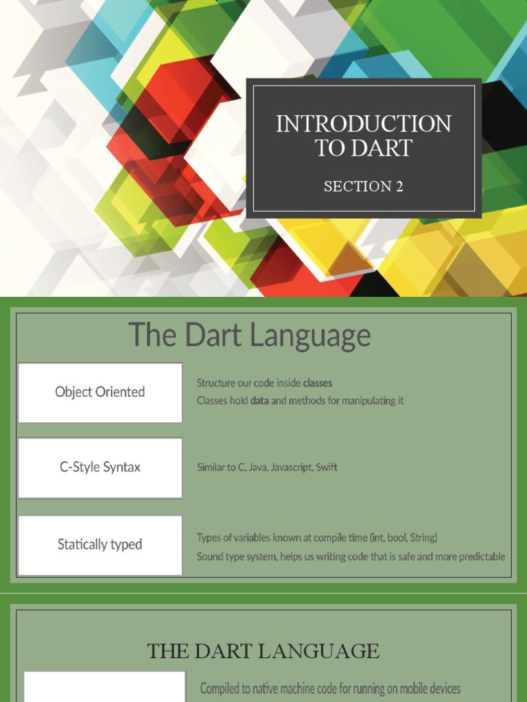 02 - Introduction To Dart | PDF