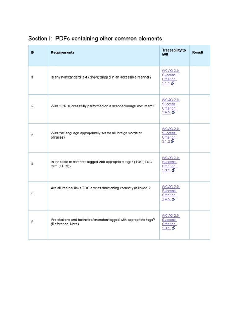PDF Accessibility Checklist | PDF | Document | Publishing