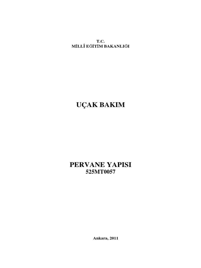 Pervane Yapısı PDF | PDF