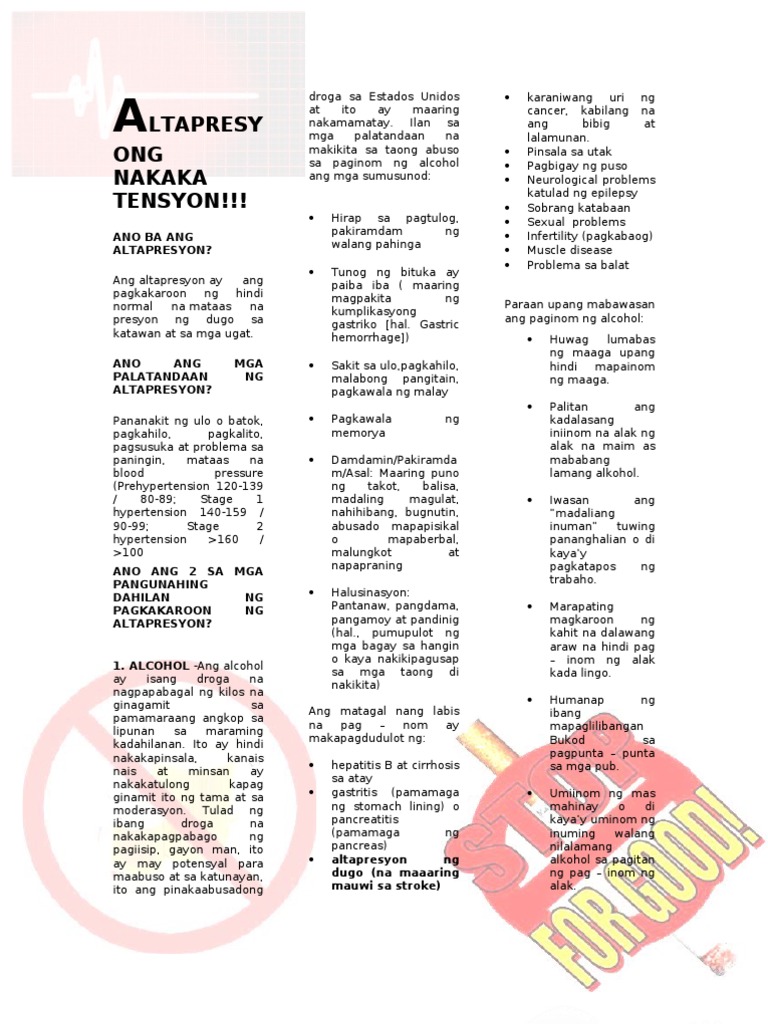 Ano Ba Ang Altapresyon | PDF