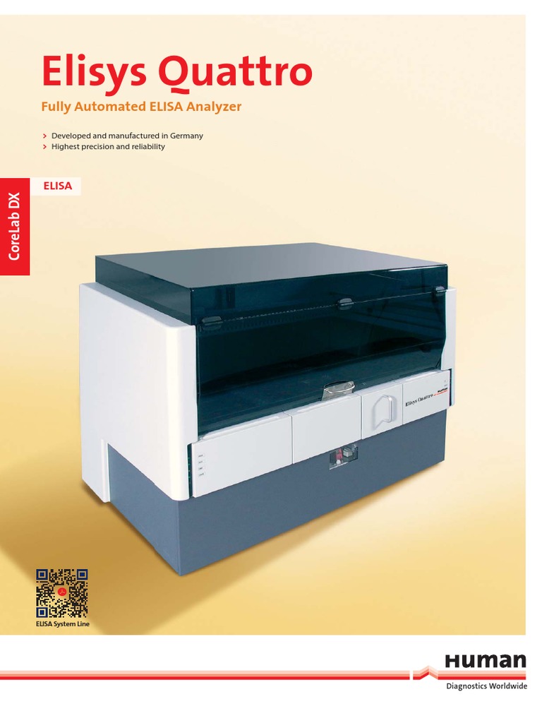 Elisys Quattro: Fully Automated ELISA Analyzer | PDF | Elisa | Assay