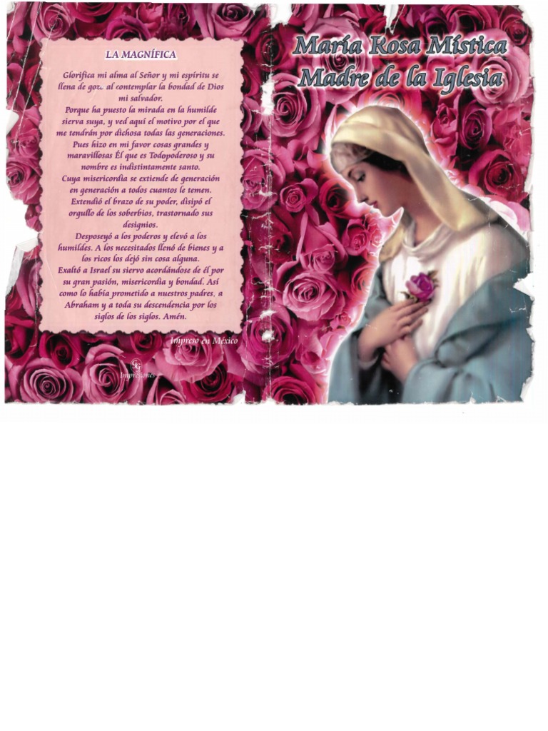 Maria Rosa Mistica, Madre de La Iglesia | PDF | María, madre de Jesús ...