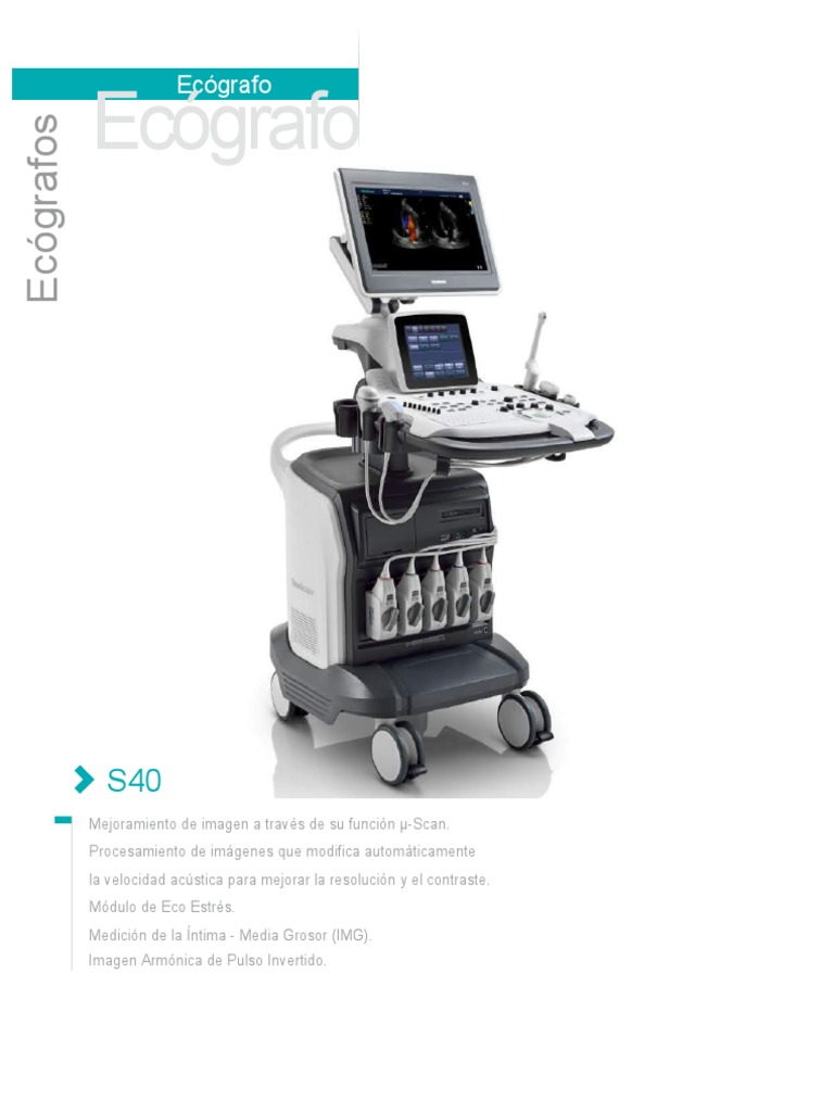 Ficha Tecnica Ecografo | PDF | Electrónica | Hardware de la computadora