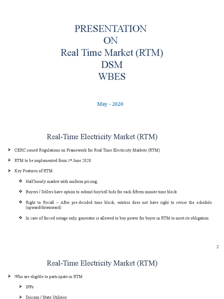 RTM May'2020 | PDF | Electric Power | Power (Physics)