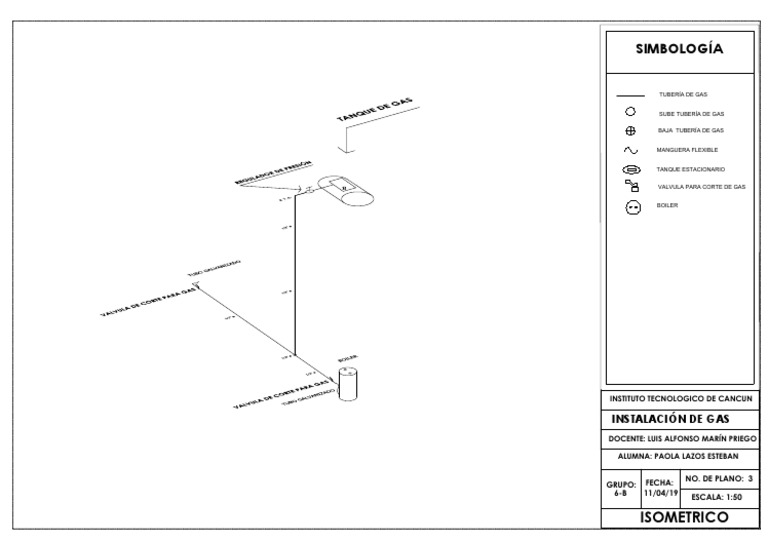 Isometrico de Gas | PDF