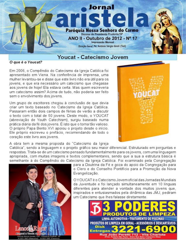 O Youcat: um catecismo para os jovens baseado no Catecismo da Igreja ...
