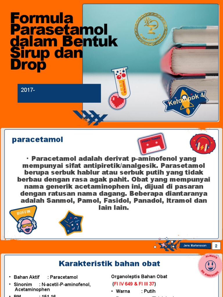 Formula Paracetamol: Sirup vs Drop | PDF