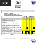 Cot Indicators Per Observation Per Quarter | PDF | Curriculum | Learning