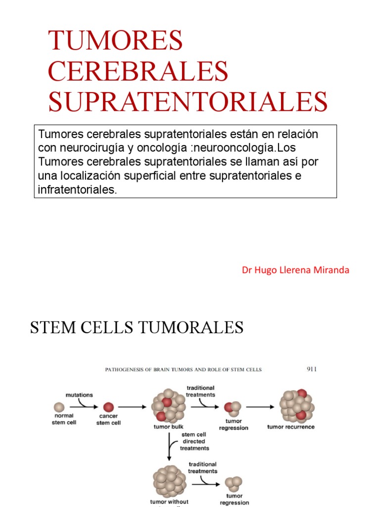 Tumores Supratentoriales | PDF | Oncogen | Metástasis