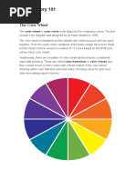 Colored Pencil Color Theory Work Sheet | PDF | Hue | Color