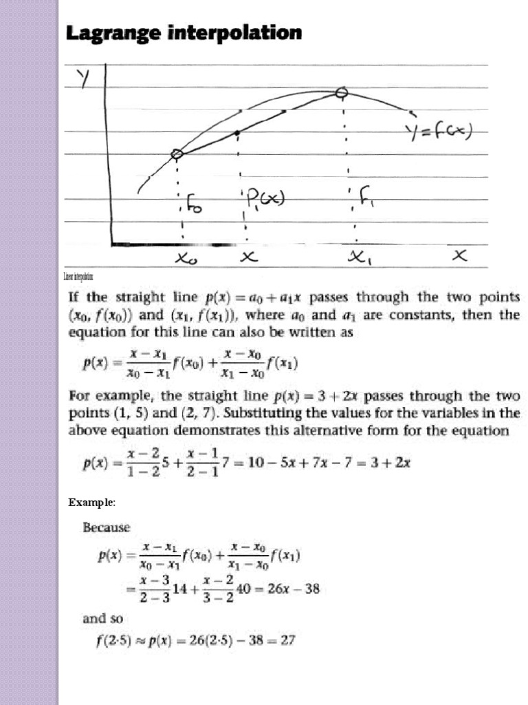 12-Interpolation LECT | PDF