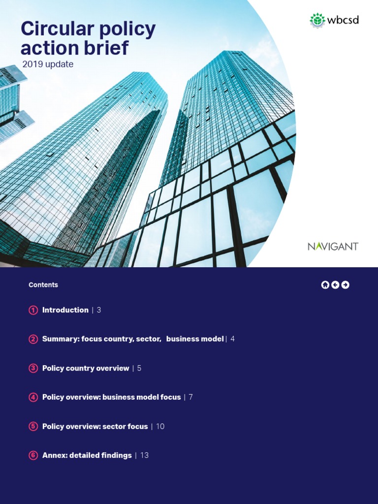 02 CL1 Circular Policy Action Brief | PDF | Recycling | Sustainability