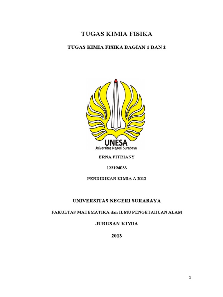 Kimia Fisika Bagian 1 Dan 2 - 123194033 | PDF | Filsafat | Sains ...