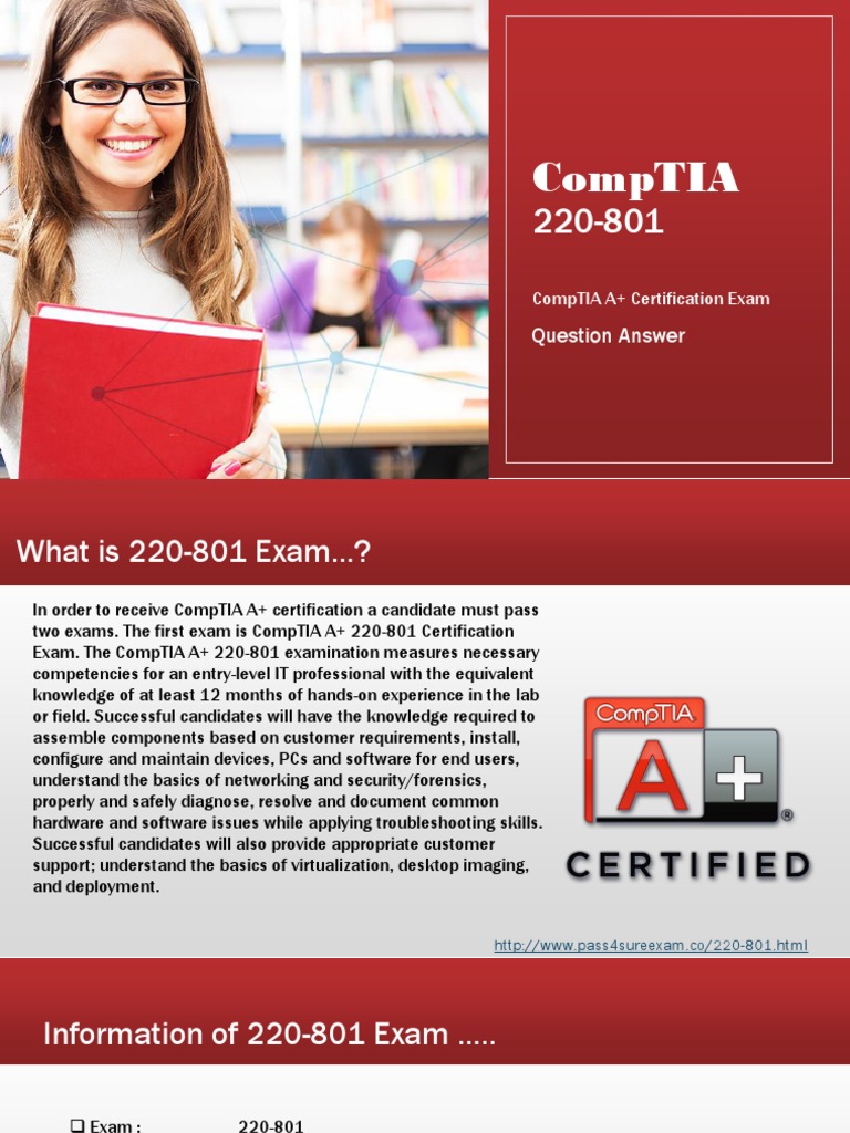 Comptia: Question Answer | PDF | Comp Tia | Personal Computers