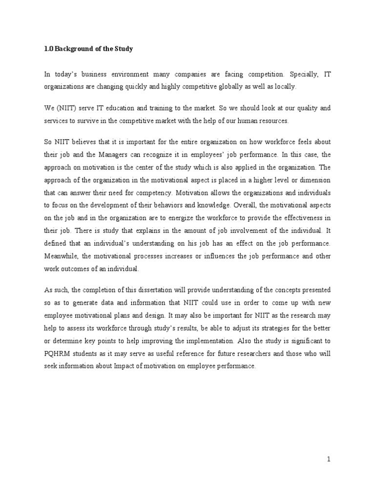 Research Proposal | PDF | Motivation | Motivational