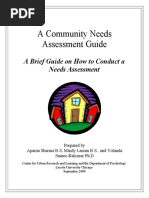 Community Need Assessment | PDF | Social Science