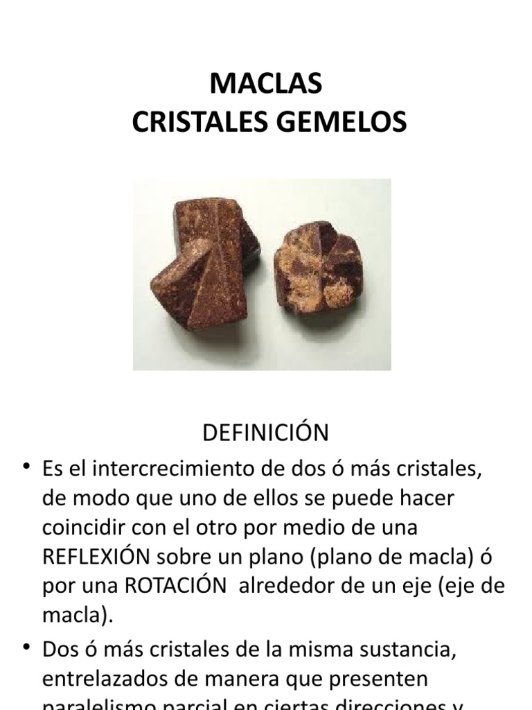 MACLAS | PDF | Cristal | Rotación
