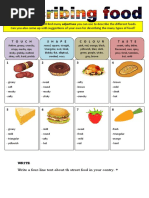 Food Tasting Sheet | PDF