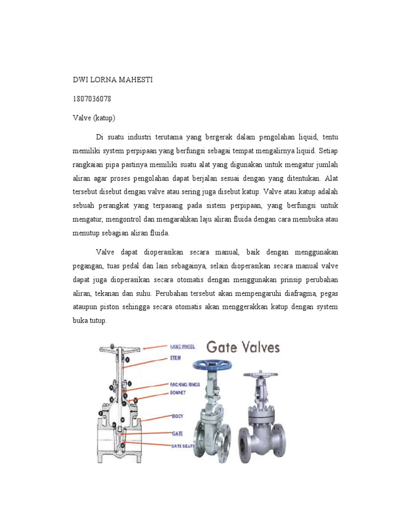 Rancang Bangun Sistem Kontrol Buka Tutup Valve | PDF