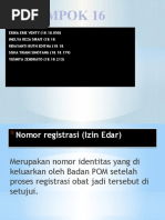 Peraturan No Reg Dan No Batch Dalam Sediaan Obat | PDF