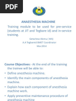 Anesthesia Machine Safety Checklist | PDF