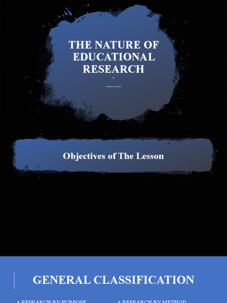 Lec 02 Nature of Educational Research | PDF | Validity (Statistics ...