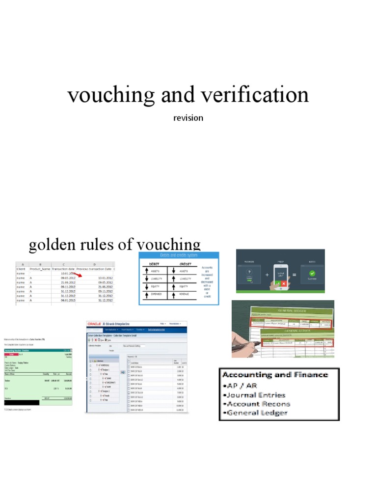 Vouching and Verification | PDF