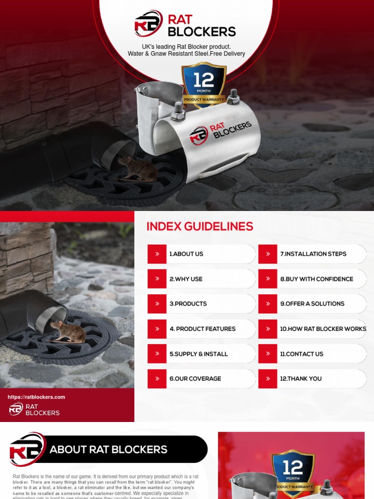 Rat Blockers PDF | PDF | Rat | Drainage