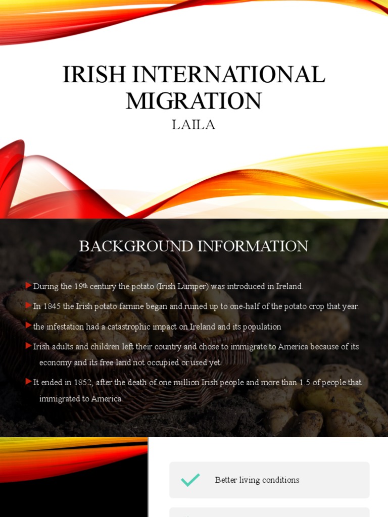 Irish International Migration Laila | PDF