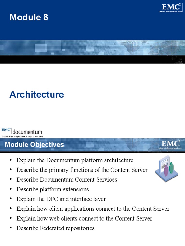 Architecture: © 2005 EMC Corporation. All Rights Reserved | PDF ...
