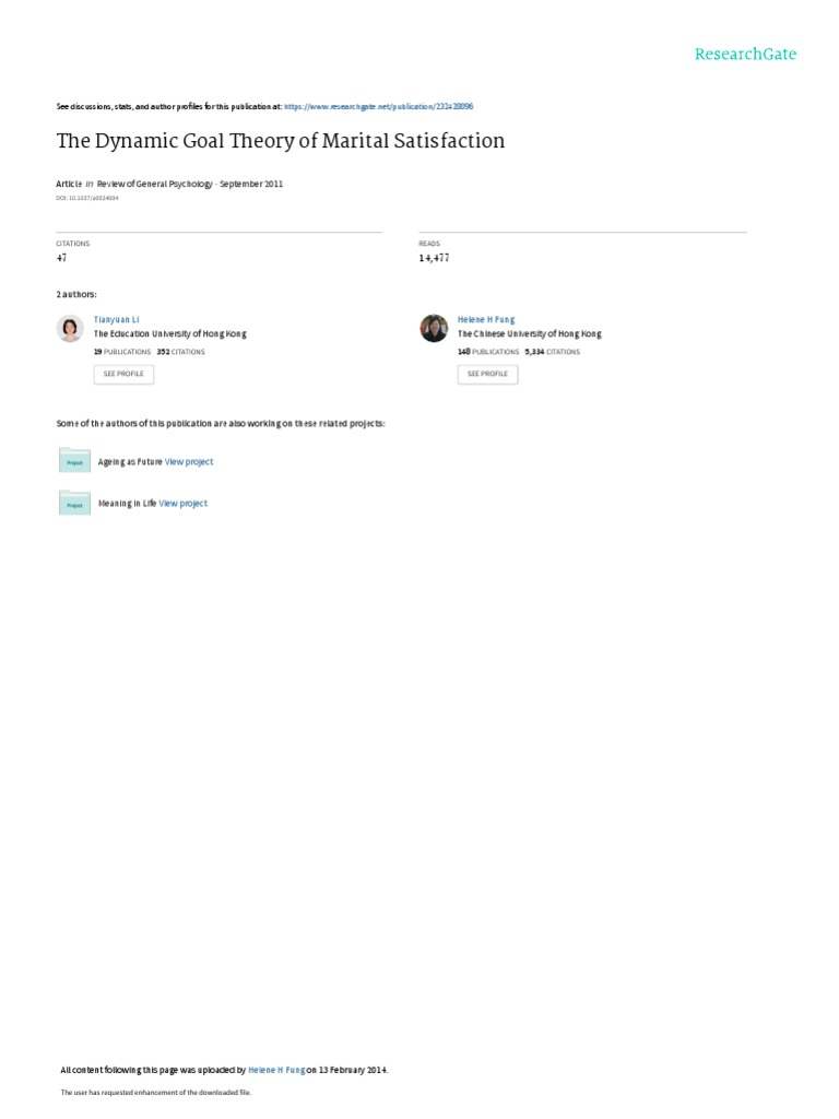 Dynamic Goal | PDF | Goal | Interpersonal Relationships