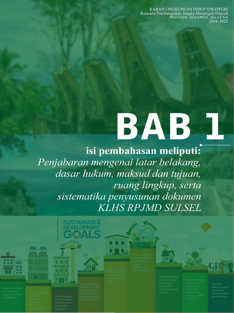 Contoh KLHS RPJMD Sulsel PDF | PDF Contoh KLHS RPJMD Sulsel PDF | PDF