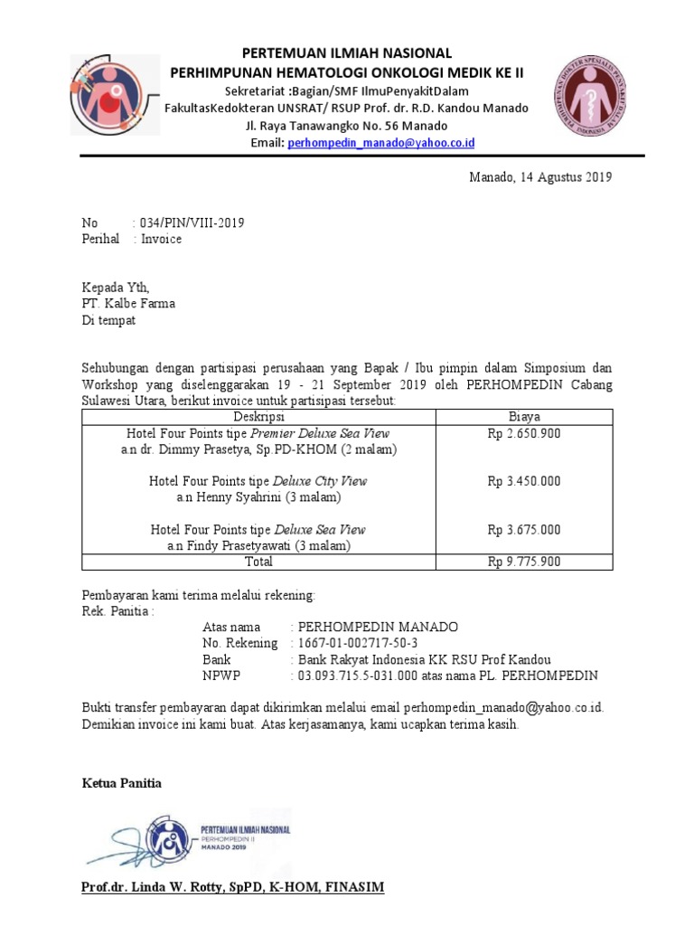 Invoice PT Kalbe Farma | PDF