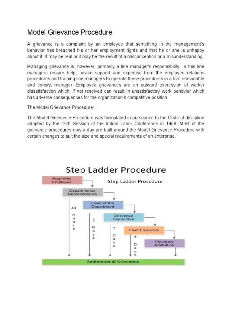 Assignment HR - 6 Model Grievance | PDF | Employment | Virtue
