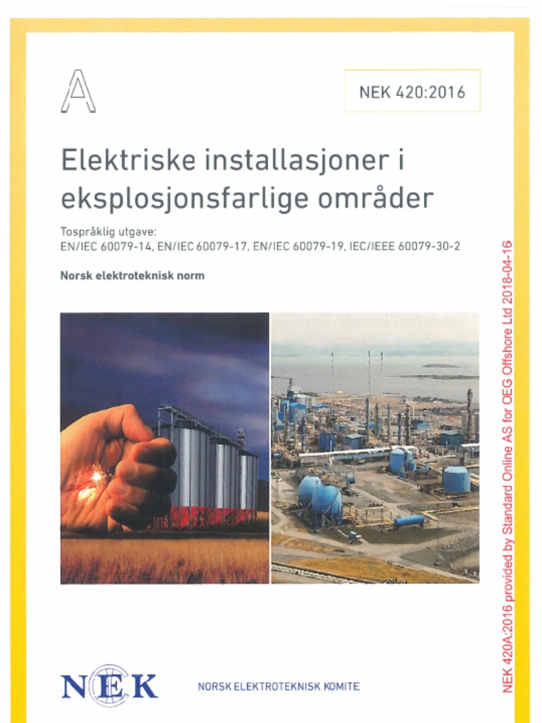 NEK 420A Edition 5 PDF | PDF