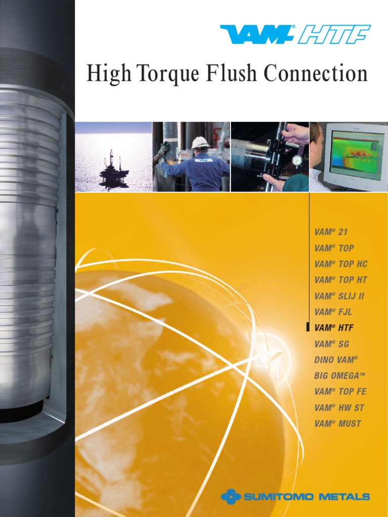 VAM HTF 4vb-Sumitomo 1210 | PDF | Casing (Borehole) | Pounds Per Square ...