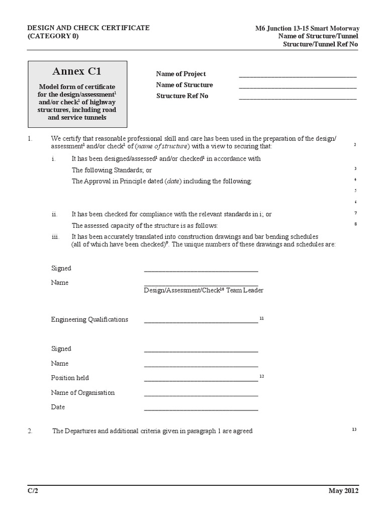 Annex C1: M6 Junction 13-15 Smart Motorway (Category 0) Design and ...