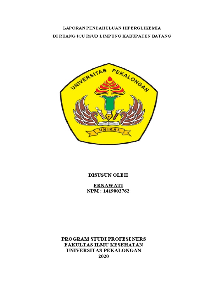 LP Hiperglikemia Icu Erna | PDF | Pengembangan Diri | Kesehatan Holistik