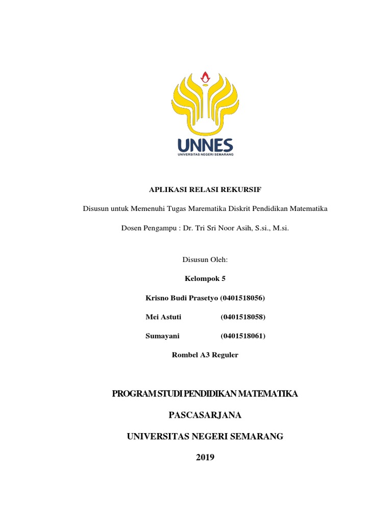 Kelompok 5 Relasi Rekursif | PDF