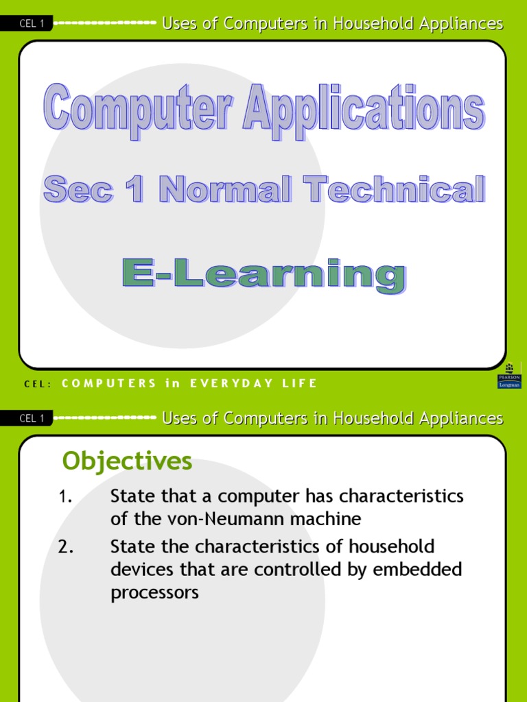 Uses of Computers in Household Appliances | PDF | Embedded System ...